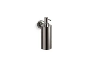 KOHLER Purist Wall-mount Soap/lotion Dispenser - Vibrant Titanium