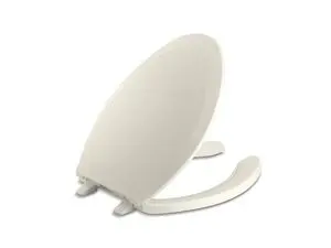 KOHLER Lustra Elongated Toilet Seat - Biscuit