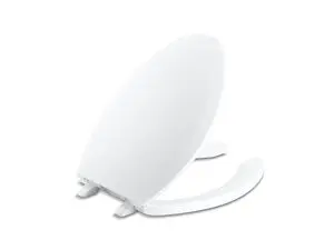 KOHLER Lustra Elongated Toilet Seat With Antimicrobial Agent - White