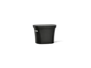 KOHLER Wellworth Toilet Tank, 1.28 Gpf - Black Black