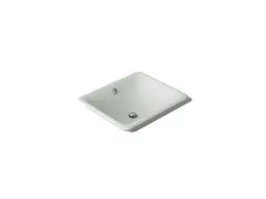 KOHLER Iron Plains 18-1/2" Rectangular Vessel Bathroom Sink - One-color