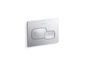 KOHLER Cue Flush Actuator Plate For 2"x 4" In-wall Tank And Carrier System - Polished Chrome