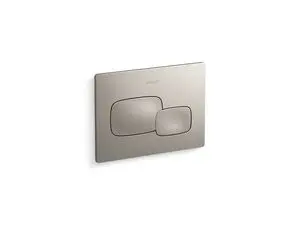 KOHLER Cue Flush Actuator Plate For 2"x 4" In-wall Tank And Carrier System - Vibrant Brushed Nickel