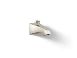 KOHLER Memoirs Stately Wall-mount Bath Spout With Deco Design And Diverter - Vibrant Brushed Nickel