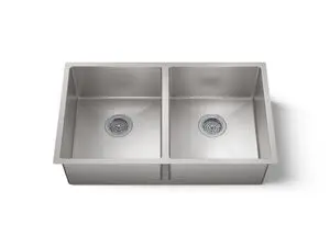 KOHLER Strive 32" Undermount Double-bowl Kitchen Sink With Accessories - One-color