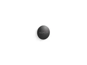 KOHLER Iron Plains Overflow Cap For Iron Plains Bathroom Sinks - Matte Black