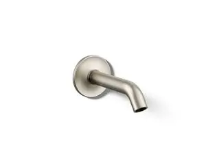 KOHLER Purist Wall-mount Bath Spout - Vibrant Brushed Nickel