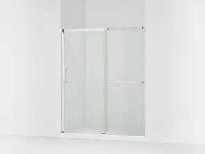 KOHLER Elate 56-1/4"-59-5/8" W X 70-1/2" H Sliding Shower Door With 1/4"-thick Crystal Clear Glass - One-color