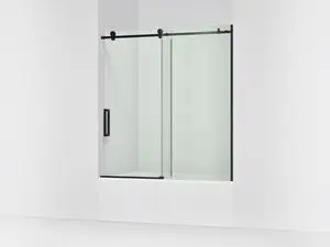KOHLER Composed 62" H Sliding Bath Door With 3/8"-thick Glass - One-color