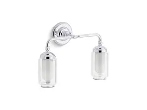 KOHLER Artifacts Two-light Sconce Polished Chrome