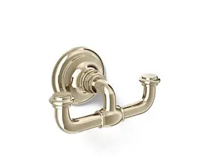 KOHLER Artifacts Double Robe Hook - Vibrant French Gold