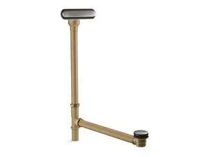 KOHLER Clearflo Slotted Overflow Brass Bath Drain - One-color