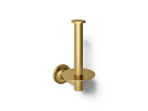 KOHLER Purist Vertical Toilet Paper Holder Vibrant Brushed Moderne Brass