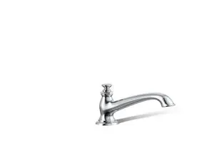 KOHLER Artifacts Deck-mount Bath Spout With Flare Design Polished Chrome