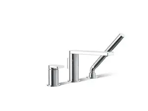 KOHLER Composed Deck-mount Bath Faucet With Handshower Polished Chrome