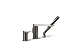 KOHLER Composed Deck-mount Bath Faucet With Handshower Vibrant Titanium
