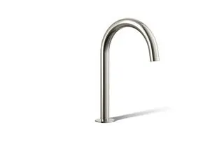 KOHLER Components Deck-mount Bath Spout With Tube Design Vibrant Polished Nickel