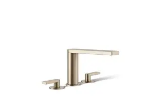 KOHLER Composed Deck-mount Bath Faucet With Lever Handles - Vibrant Brushed Bronze