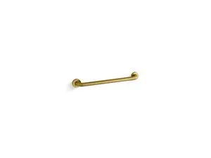 KOHLER Contemporary 18" Grab Bar - Vibrant Brushed Moderne Brass