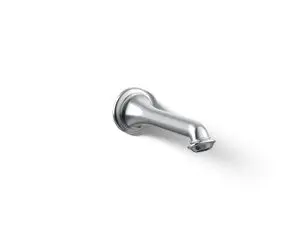 KOHLER Artifacts Wall-mount Bath Spout With Turned Design - Polished Chrome