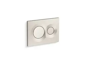 KOHLER Lynk Flush Actuator Plate For 2"x 4" In-wall Tank And Carrier System - Vibrant Brushed Nickel