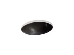 KOHLER Shagreen Caxton 19-1/4" Oval Undermount Bathroom Sink, No Overflow - One-color
