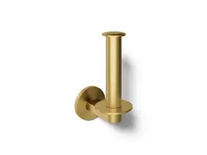 KOHLER Components Vertical Toilet Paper Holder Vibrant Brushed Moderne Brass