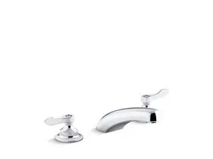 KOHLER Triton Bowe 0.5 Gpm Widespread Bathroom Sink Faucet With Aerated Flow And Lever Handles, Drain Not Included - One-color