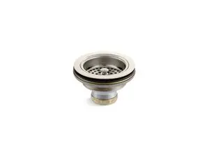 KOHLER Duostrainer Sink Drain And Strainer Basket, Less Tailpiece - Vibrant Polished Nickel