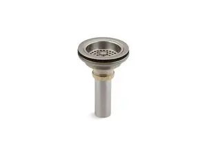 KOHLER Duostrainer Sink Drain And Strainer With Tailpiece - Vibrant Brushed Nickel