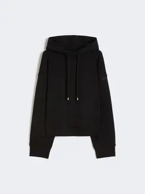 Max Mara Stretch-cotton Hooded Sweatshirt