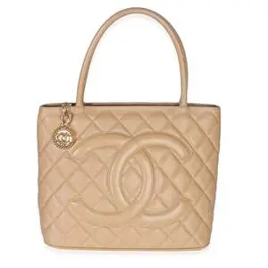 Chanel Quilted Caviar Medallion Tote