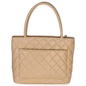 Chanel Quilted Caviar Medallion Tote