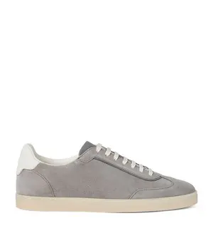 Brunello Cucinelli Suede Low Top Sneakers
