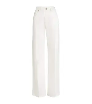 Brunello Cucinelli Flared Cotton Jeans