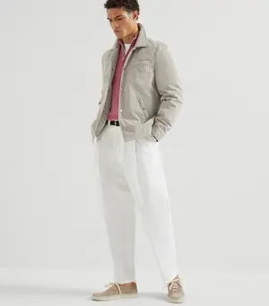 Brunello Cucinelli Cashmere Quarter-zip Sweater - Pink