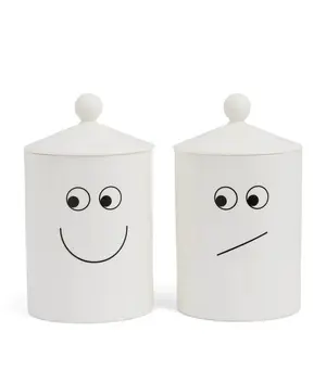 ANYA HINDMARCH Bone China Kitchen Canisters - White