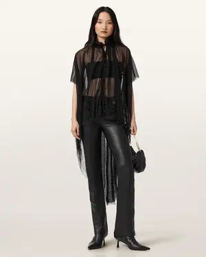 Allsaints Mid Rise Pants For Women