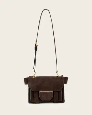 ALLSAINTS Ursa Mini Suede Crossbody Bag