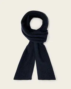 ALLSAINTS Iggy Wool Blend Scarf - Collegiate Blue