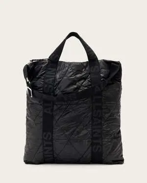 ALLSAINTS Kei Quilted Nylon Backpack - Black