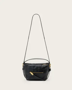 ALLSAINTS Vega Leather Paneled Grab Bag