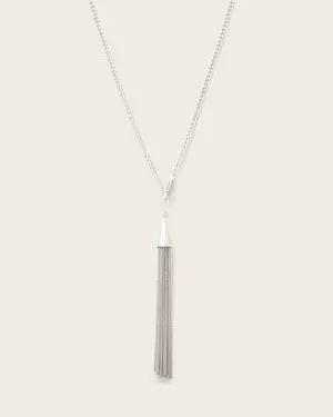 ALLSAINTS Gina Chain Necklace - Warm Silver