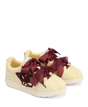 NAKED WOLFE Expense Leather Sneakers - Yellow