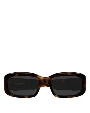 Saint Laurent Rectangle Sunglasses, 55mm