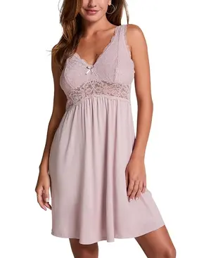 Hunkemoller Nora Lace Slip Dress - Pink