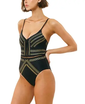 BILIBLOND Kim One-piece Swimsuit - Black Gold