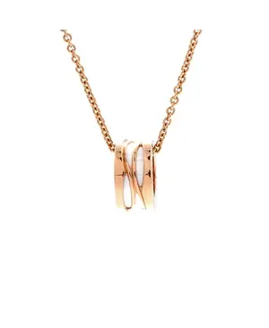BVLGARI B.zero1 Zaha Hadid Pendant Necklace - Pink