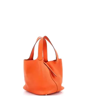 HERMES Mm Picotin Lock Bag Clemence