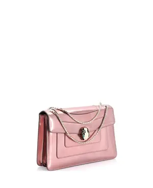 BVLGARI Serpenti Forever Metallic Shoulder Bag